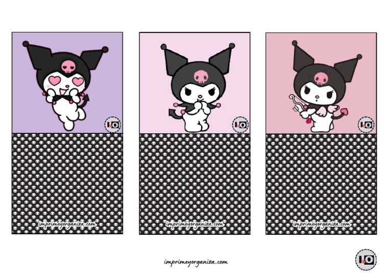 Bases Minicalendarios Kuromi | PDF