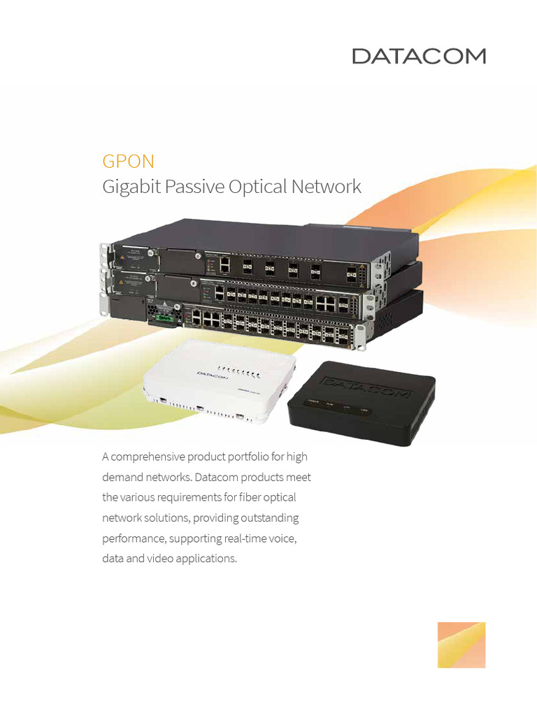 Gigabit Passive Optical Network | PDF | Computer Network | Ethernet