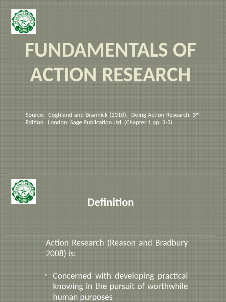 Fundamentals of Action Research | PDF | Action Research | Knowledge