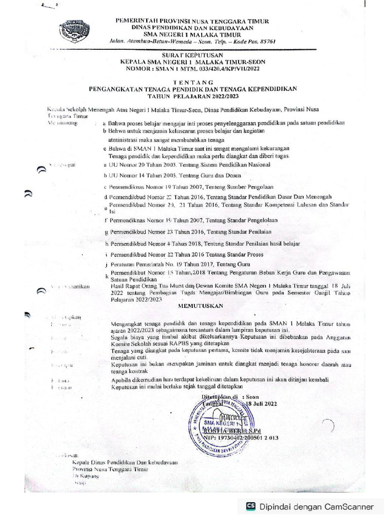 SK Komite 2022 | PDF