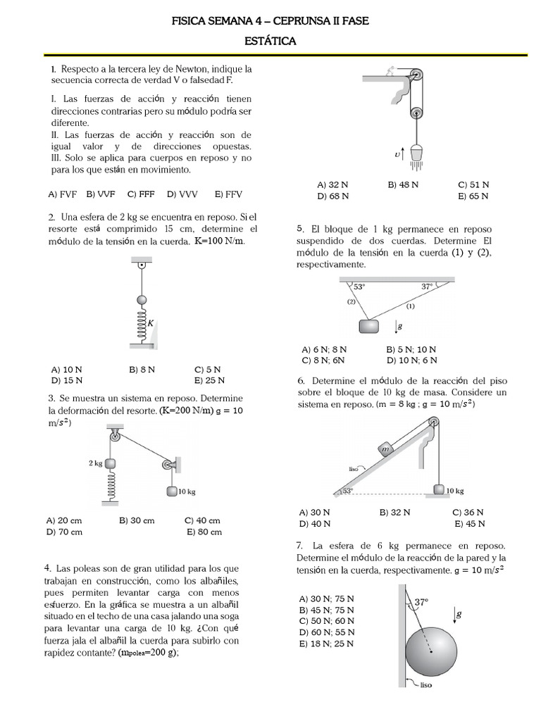 Practica Estática(2) | PDF