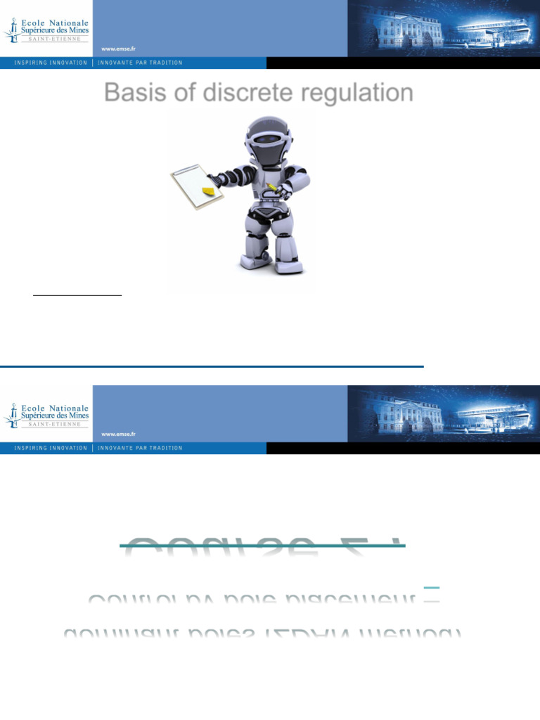 Discrete Regulation: Root Locus Method | PDF | Control Theory | Applied ...
