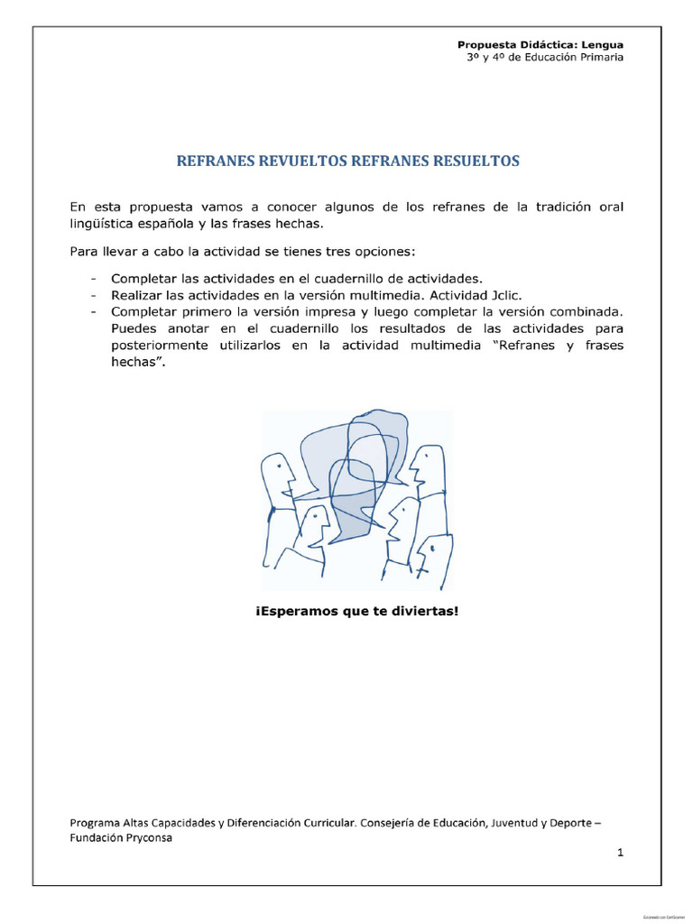 6.-Refranes-revueltos-refranes-resueltos-para-ALUMNOS (3) | PDF