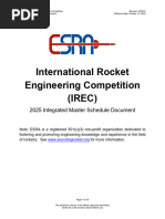 IREC 2026 Rules & Requirements Document | PDF | Rocket Propellant