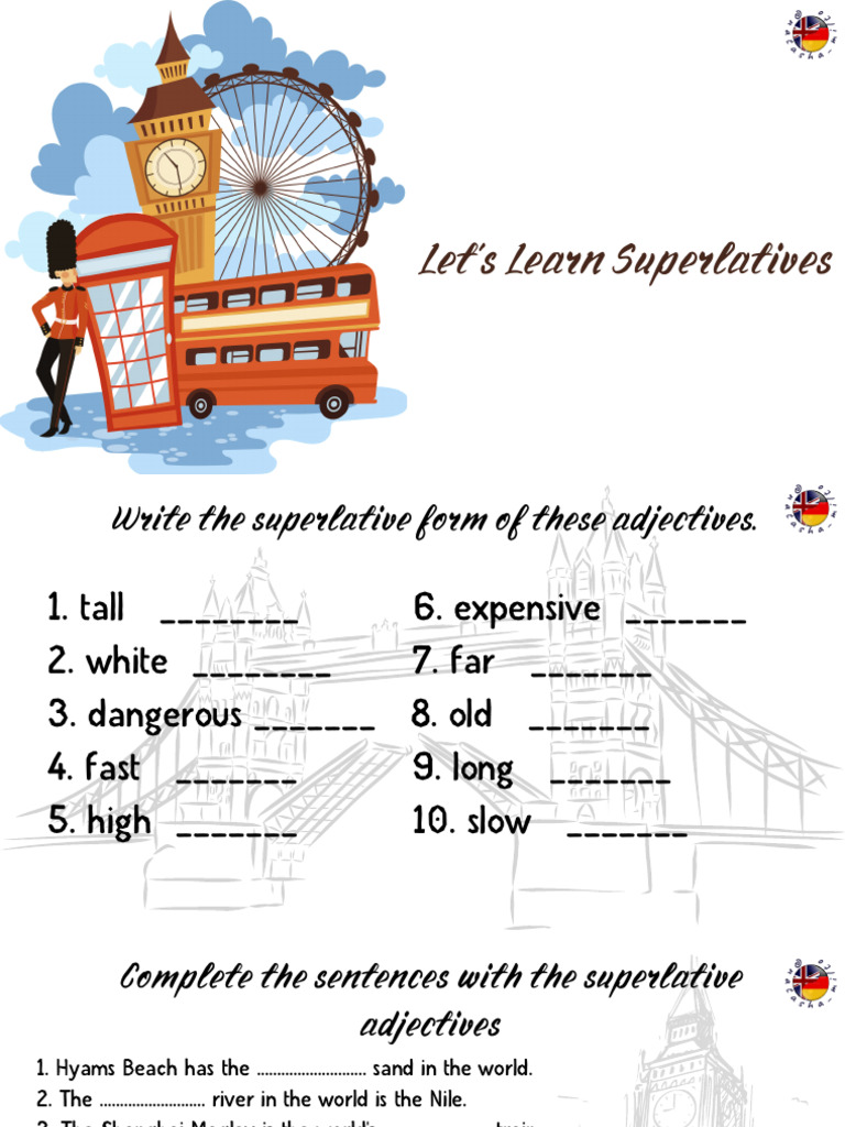 Let's Learn Superlatives | PDF | Earth Sciences | Physical Geography