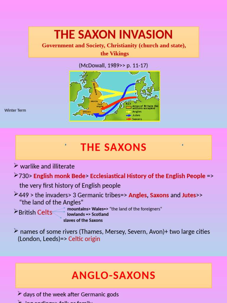 The Anglo-Saxon period in Britain | PDF | Wessex | Anglo Saxons