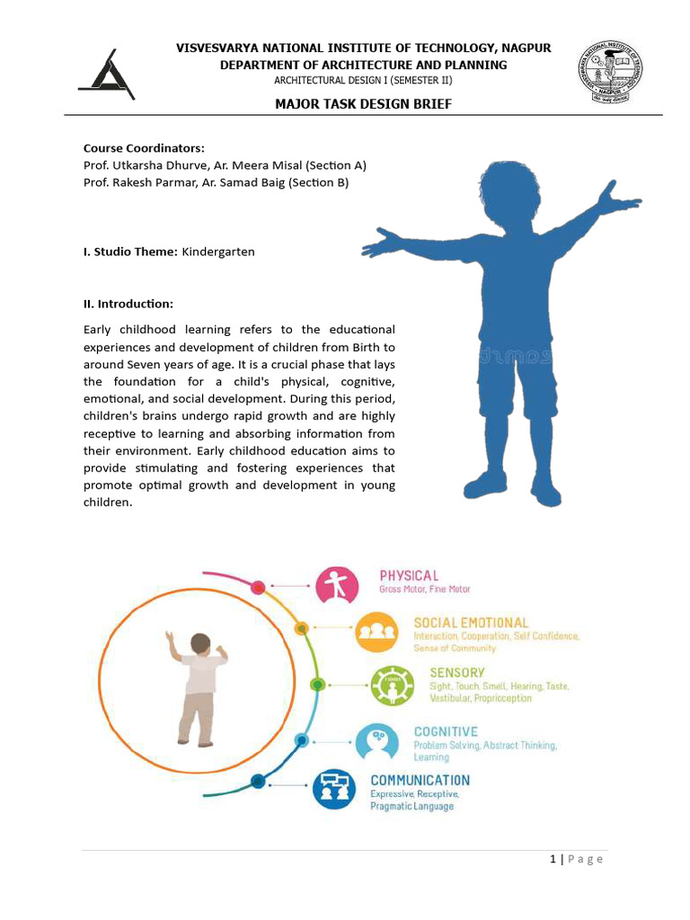 Kindergarten Architectural Design Brief | PDF | Behavioural Sciences ...