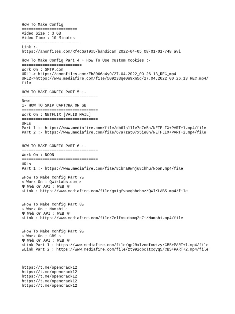 OpenBullet Config Creation Guide | PDF
