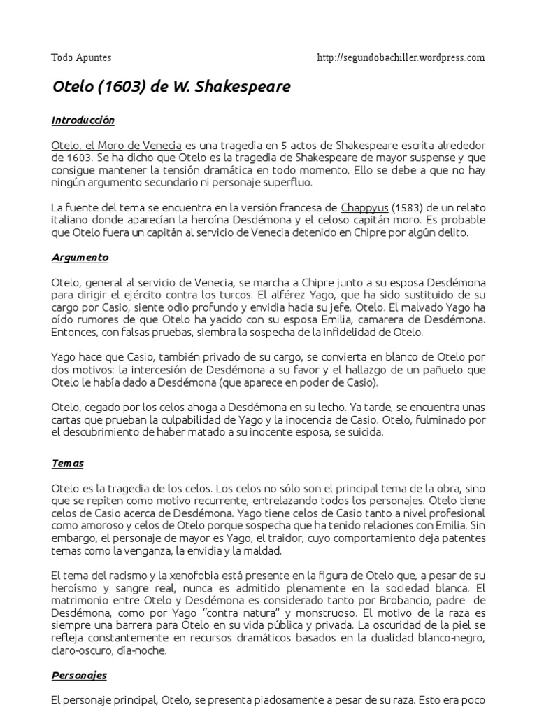 Otelo | PDF | OTELO