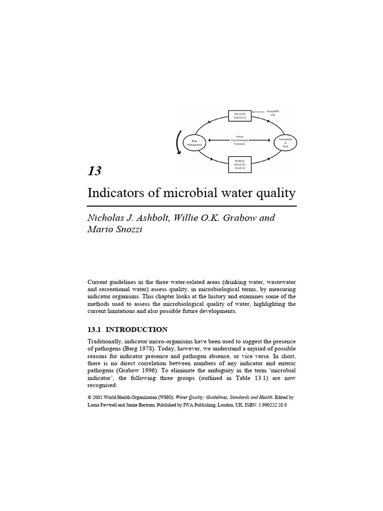 Microbial Water Quality Indicators | PDF | Bacteriophage | Pathogen