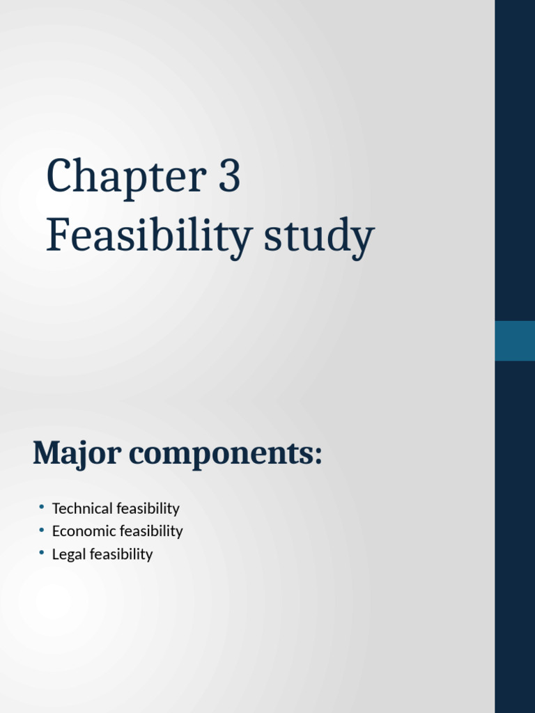 Chapter 3 - Feasibility Updated | PDF | Feasibility Study | Cost–Benefit Analysis