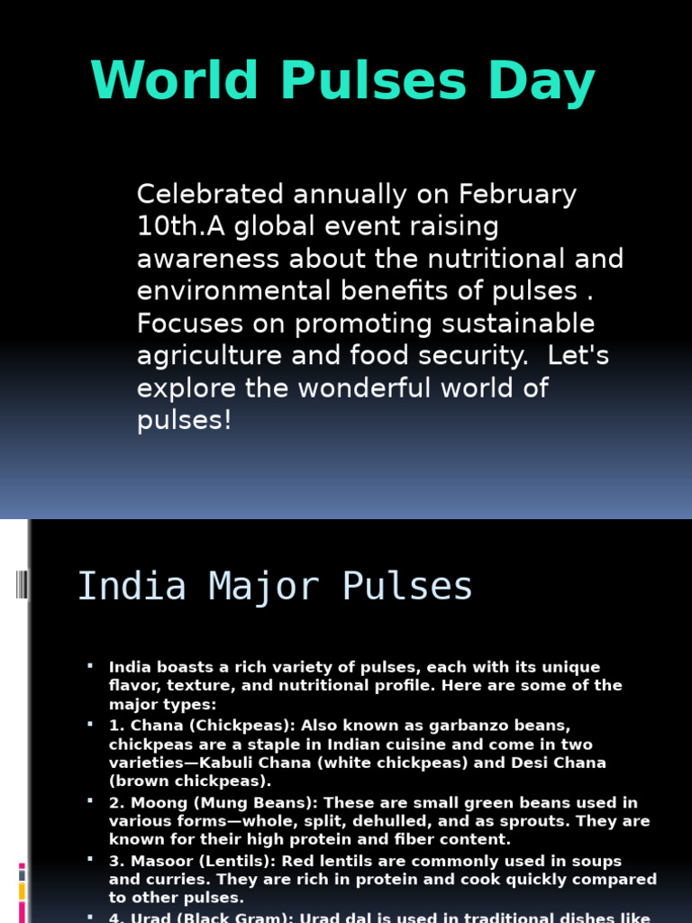 Pulses | PDF | Chickpea | Legume