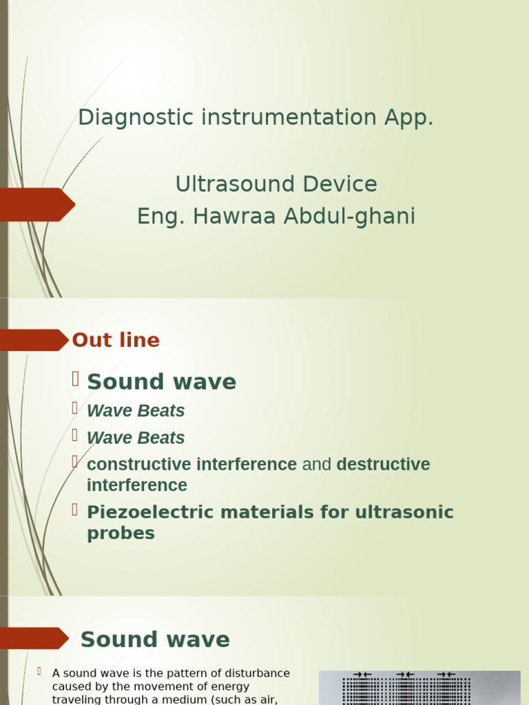 Presentation1 Sound Wave | PDF | Sound | Waves