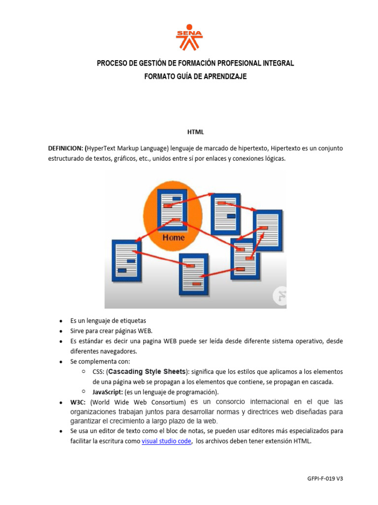 Guia 001 - Introduccion A Front-End | PDF | HTML | Red mundial