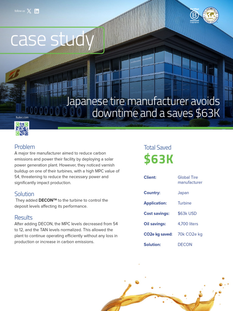 11 08 2024 Fluitec Case Study Decon Tire Manufacturer Solar Turbine ...