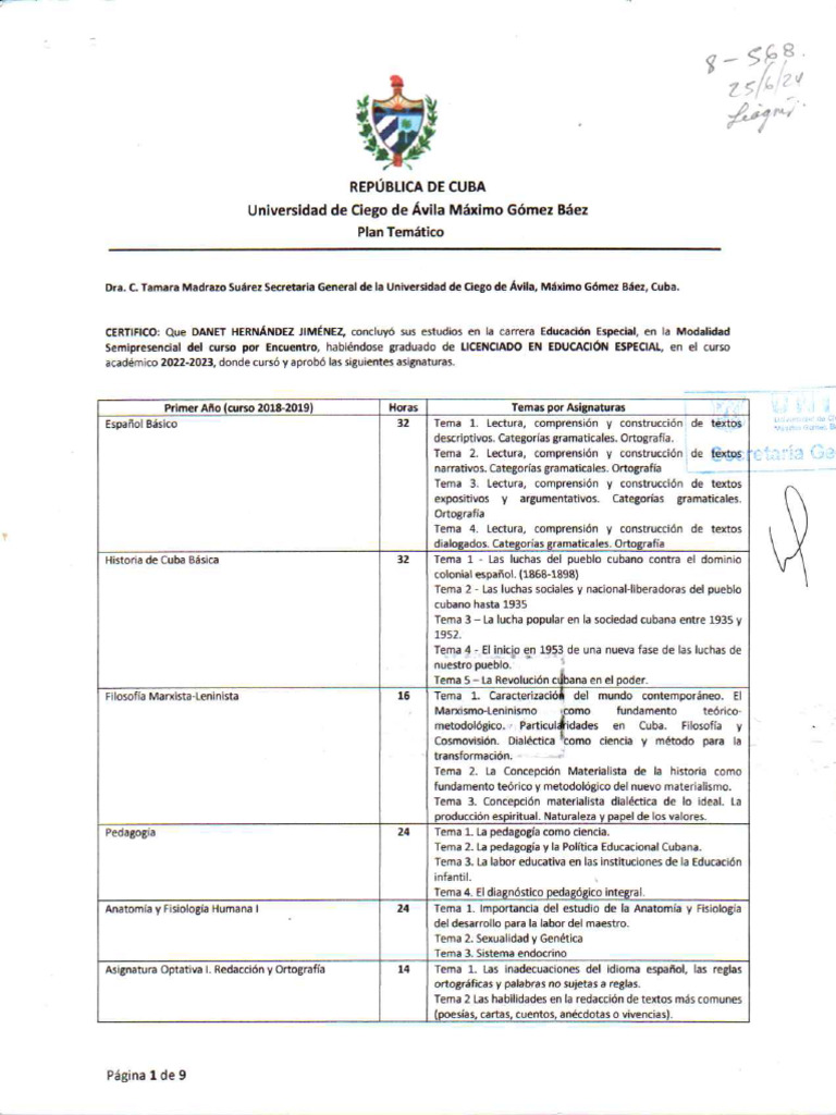 Plan Temático | PDF