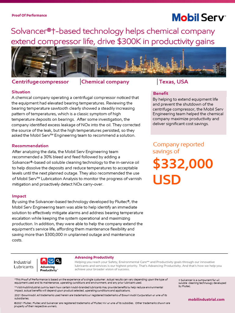 04 18 2024 Fluitec Case Study Mobil Solvancer Gas Compressor Chemical ...