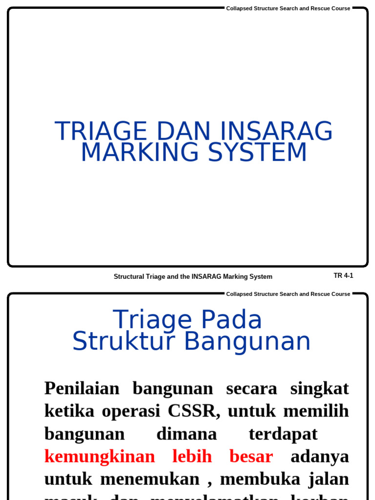 Insarag Marking System (2) - 1 | PDF