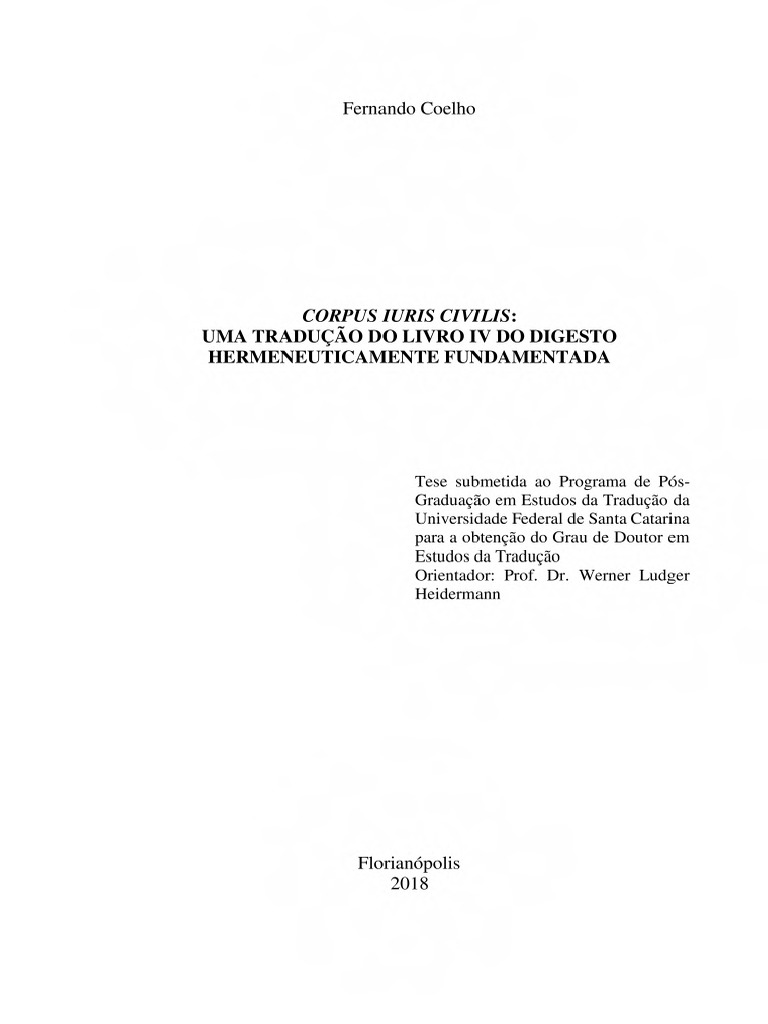 Corpus Juris Civilis | PDF