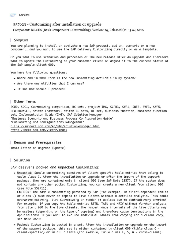 Customizing After Upgrade | PDF | Computing
