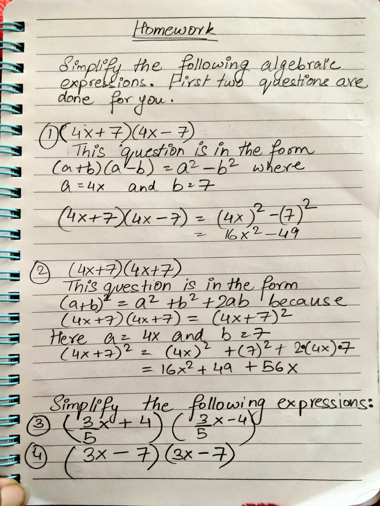Algebraic Expression Factorization Guide | PDF