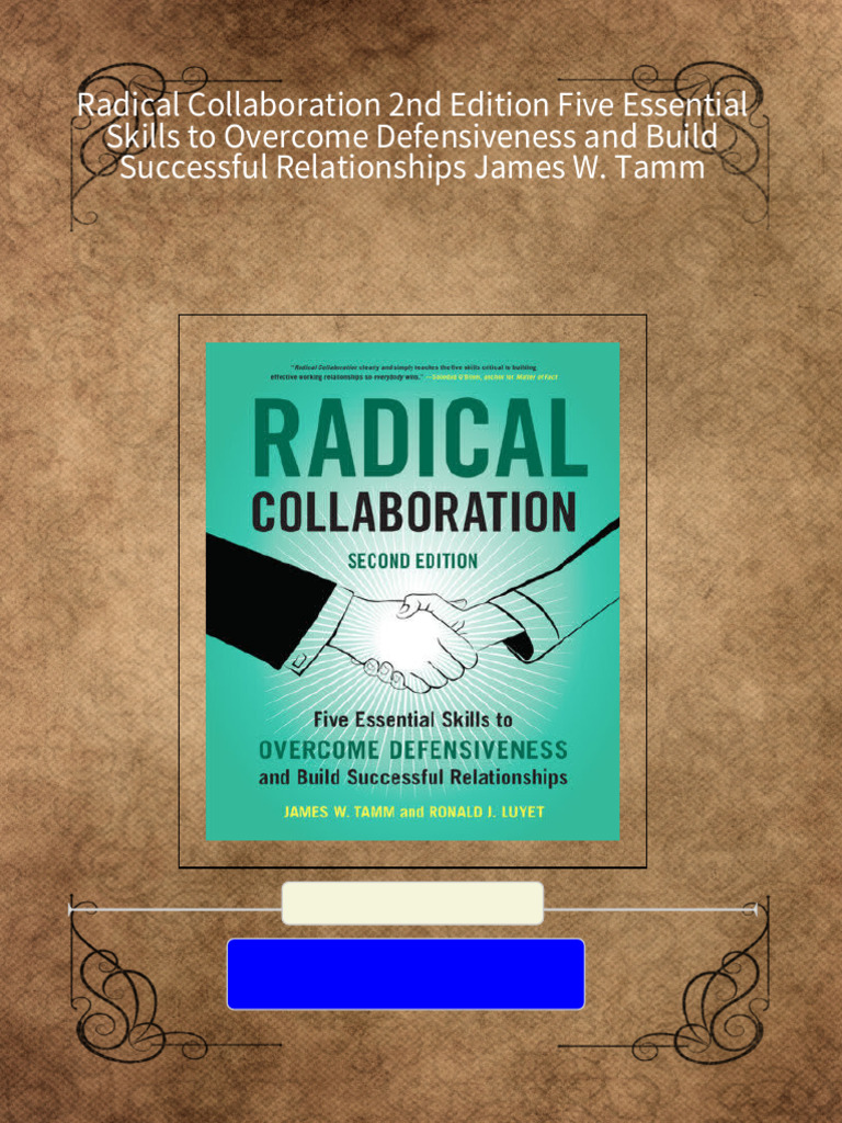 PDF Radical Collaboration 2nd Edition Five Essential Skills To Overcome ...