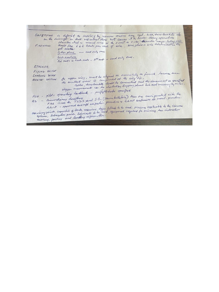 Aircraft Structure Notes | PDF