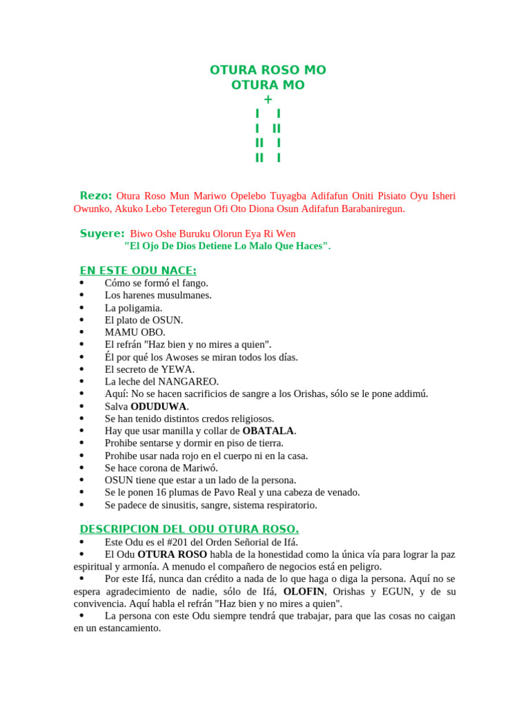 5 Otura Iroso (Mo) | PDF