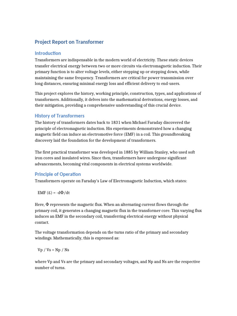 Comprehensive Guide to Transformers | PDF | Transformer ...