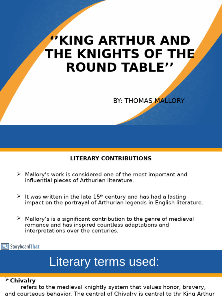 English American Literature-1 | PDF | King Arthur | Lancelot