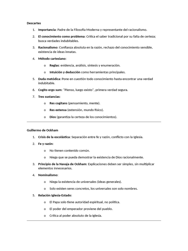 Descartes | PDF | René Descartes | Verdad