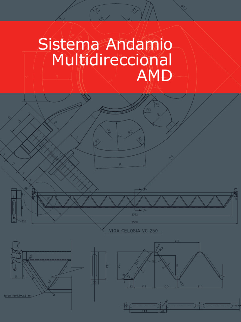 4 - Sistema Andamio Multidireccional AMD | PDF | Andamio