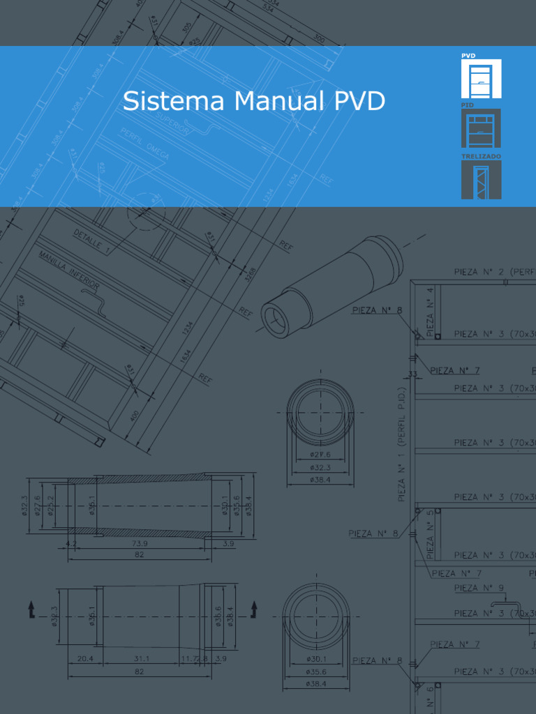 2.1 - Sistema Manual PVD | PDF | Tornillo | Hormigón