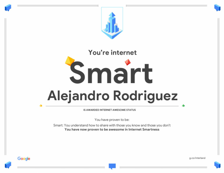 Internet Smart Status Awarded | PDF