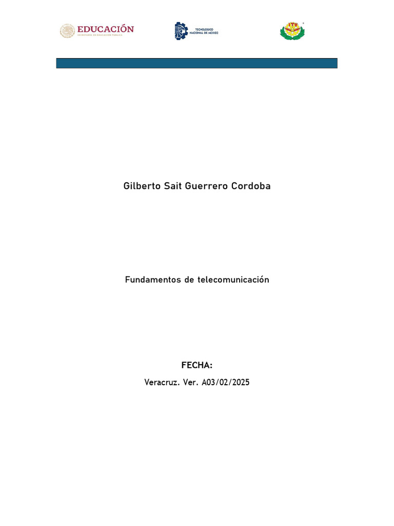 ACT02 GilbertoSait GuerrerocCordoba | PDF | Internet | Telecomunicaciones