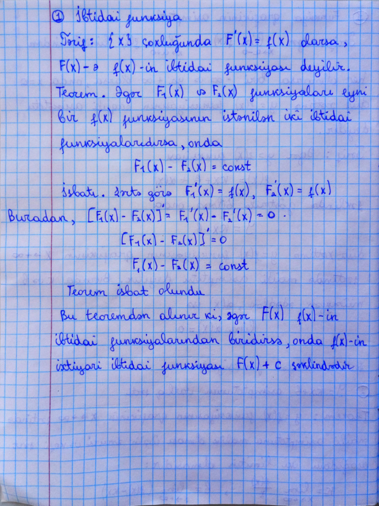 Riyazi Analiz | PDF