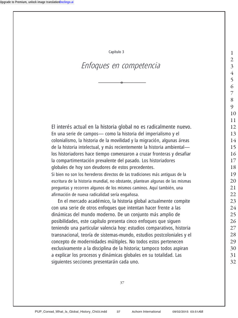 Sebastian Conrad What Is Global History Esb - Doclingo - Ai | PDF | Teoría de sistemas mundiales ...