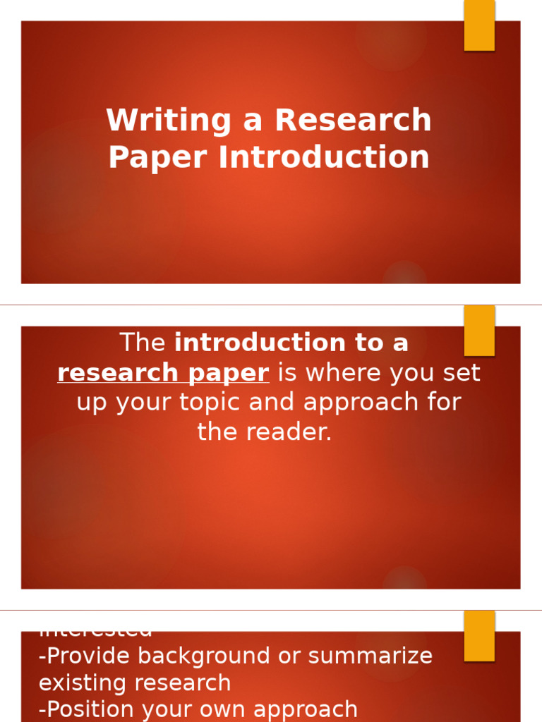Crafting a Research Paper Introduction | PDF | Cognitive Science ...