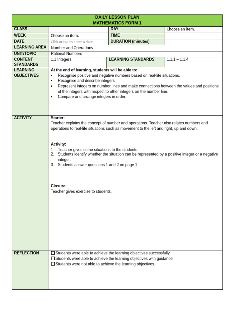 eRPH Mathematics F1 Chapter 1 | PDF | Arithmetic | Numbers