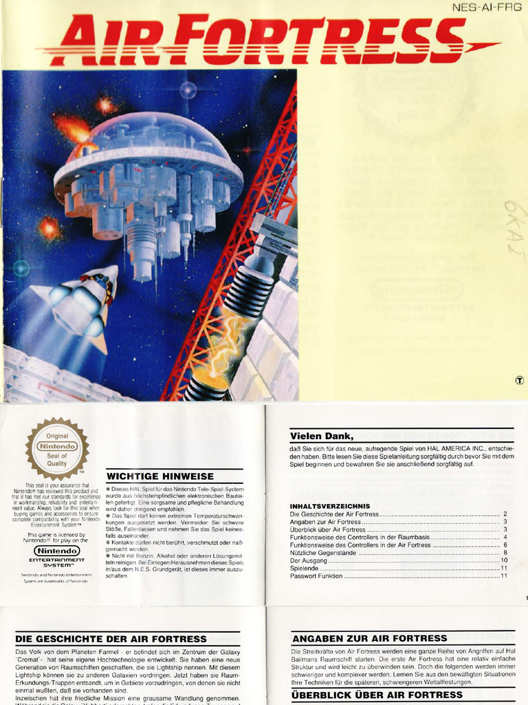 Air Fortress | PDF