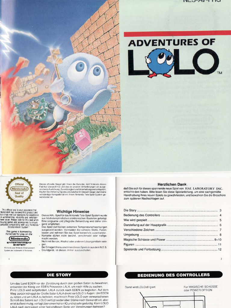 Adventures of Lolo | PDF