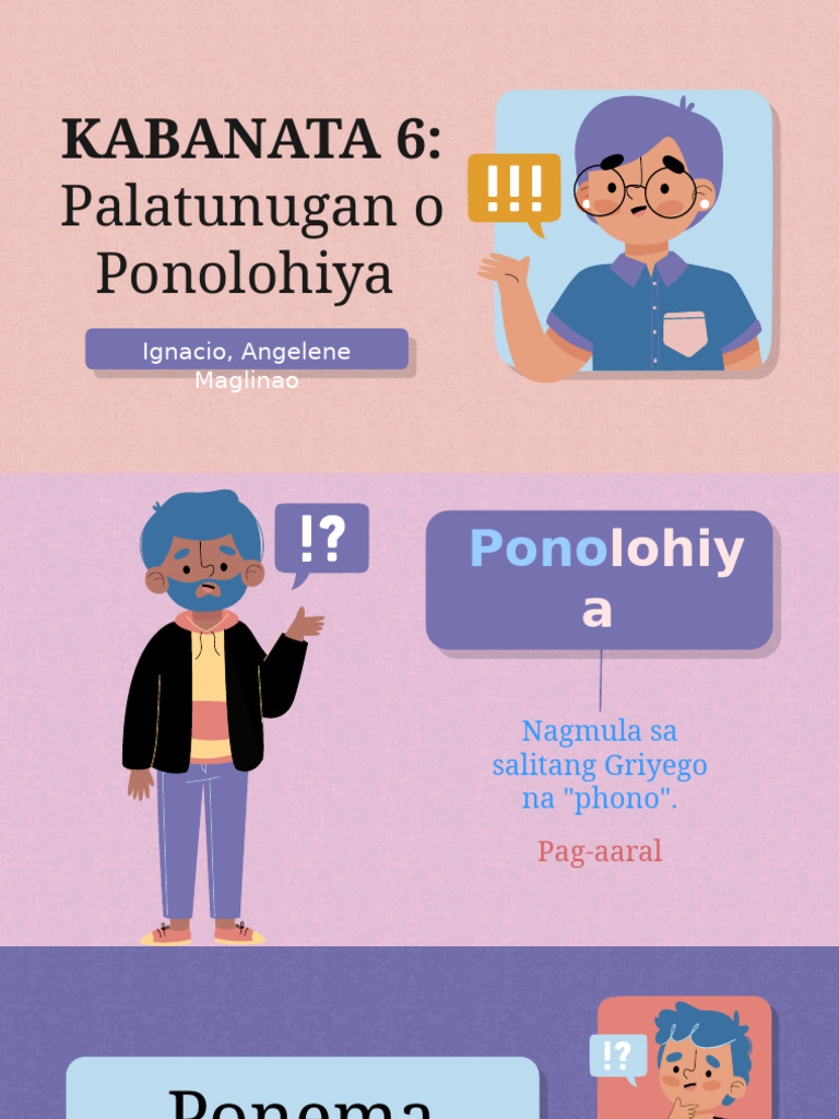 Ponolohiya 1 | PDF