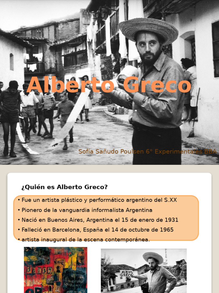Alberto Greco | PDF | Las artes