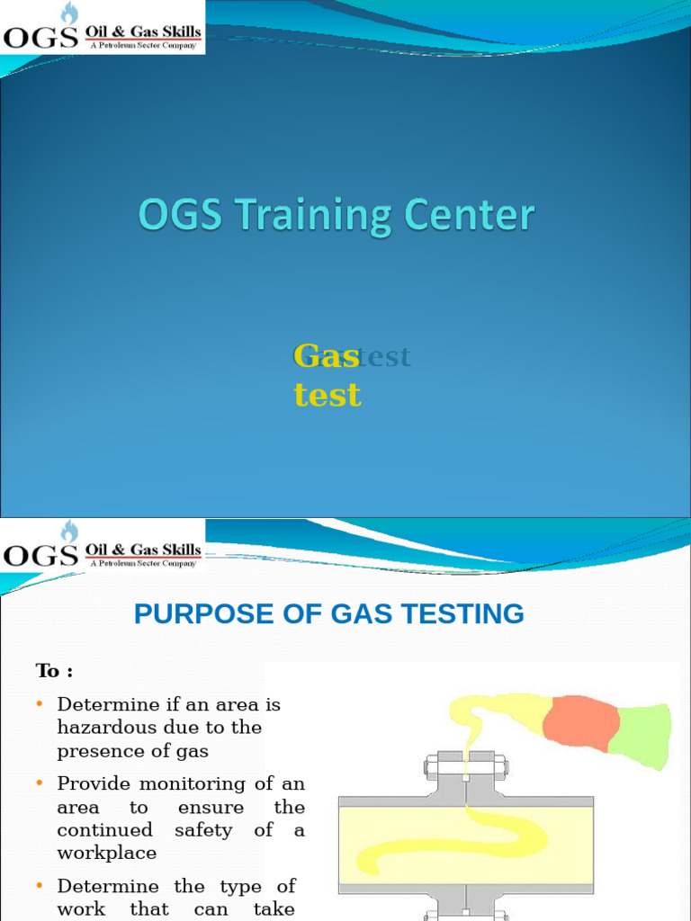 OGS Gas Test | PDF | Gases | Chemical Process Engineering