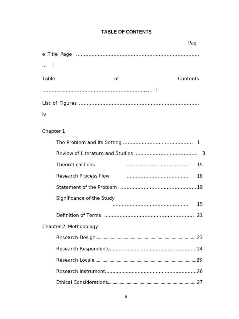 table of content | PDF
