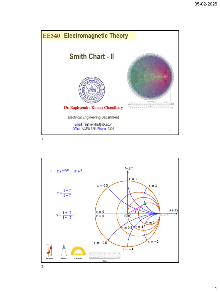 Lecture 14 - Smith Chart - II | PDF | Waves | Physical Phenomena