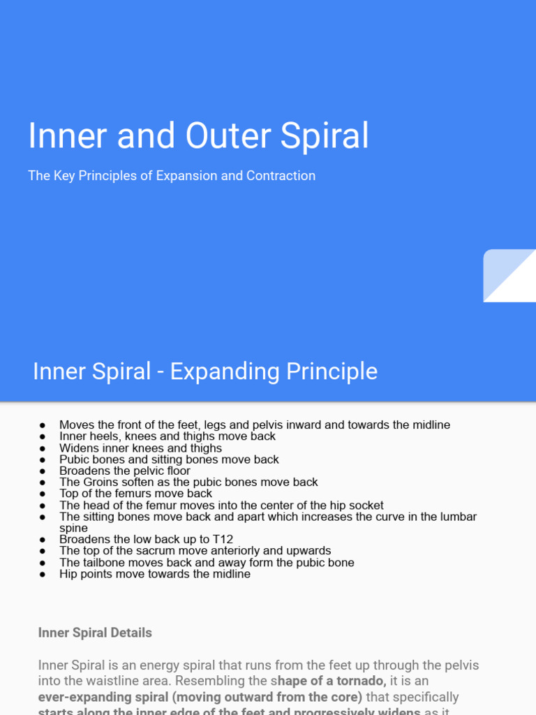Teacher Training Inner and Outer Spiral | PDF | Pelvis | Abdomen