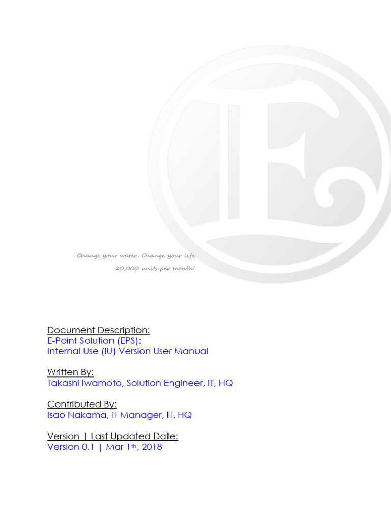 EPS_User_Manual_EN | PDF | Cyberspace | Software