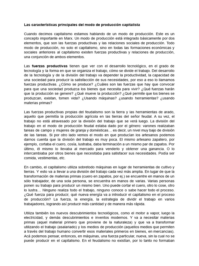K. Marx - Modo de Producción Capitalista - Infra y Superestructura ...