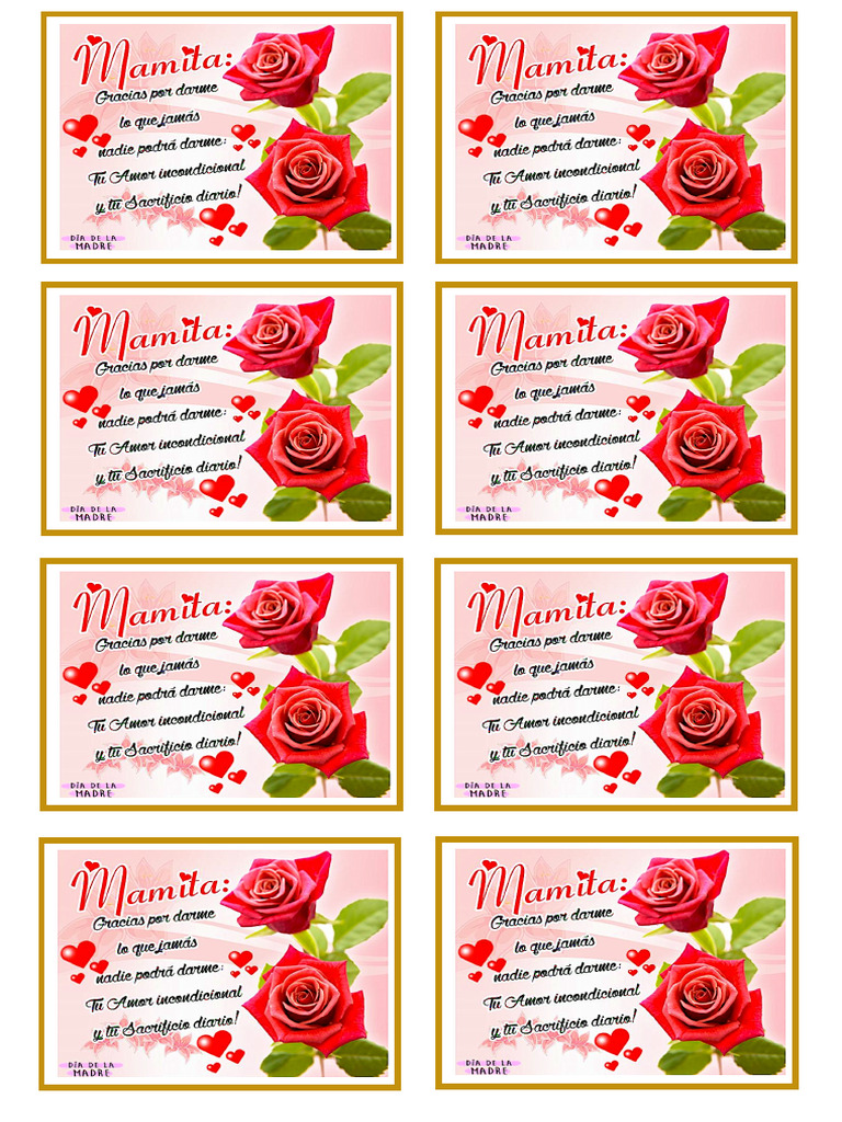 Tarjeta para Mama | PDF